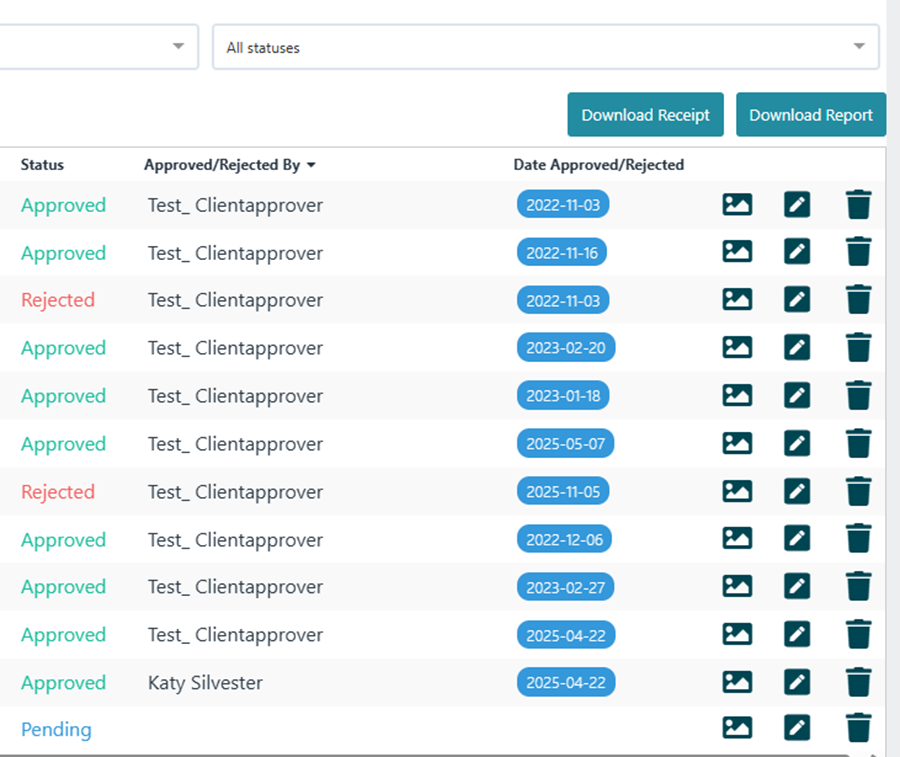 Manager/Approver Expense Overview – Global Support Center (GSC)