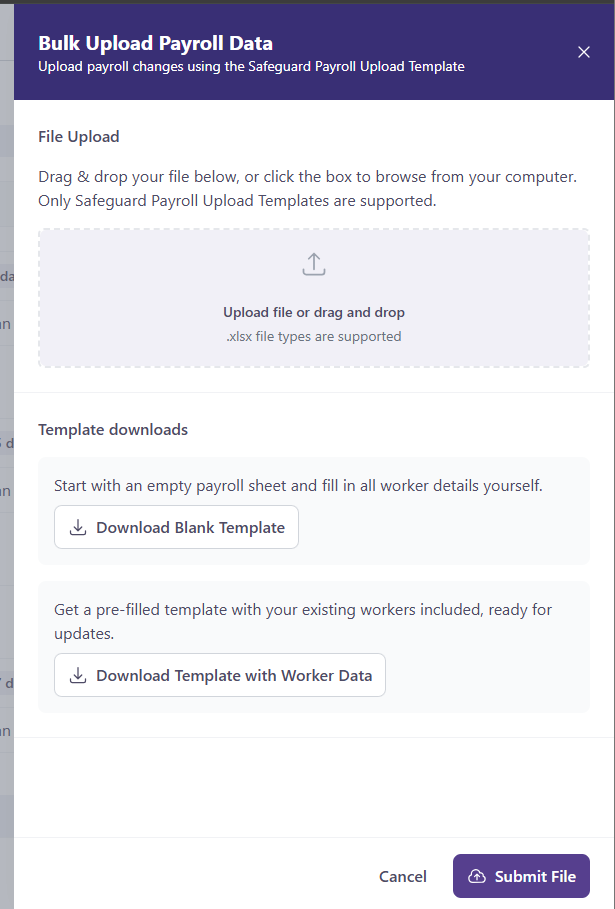 Payroll Feature: Making Bulk Changes – Global Support Center (GSC)